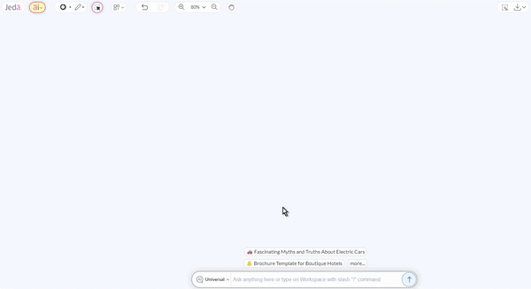 Generate Pugh Decision Matrix with AI using Jeda.ai's AI Workspace